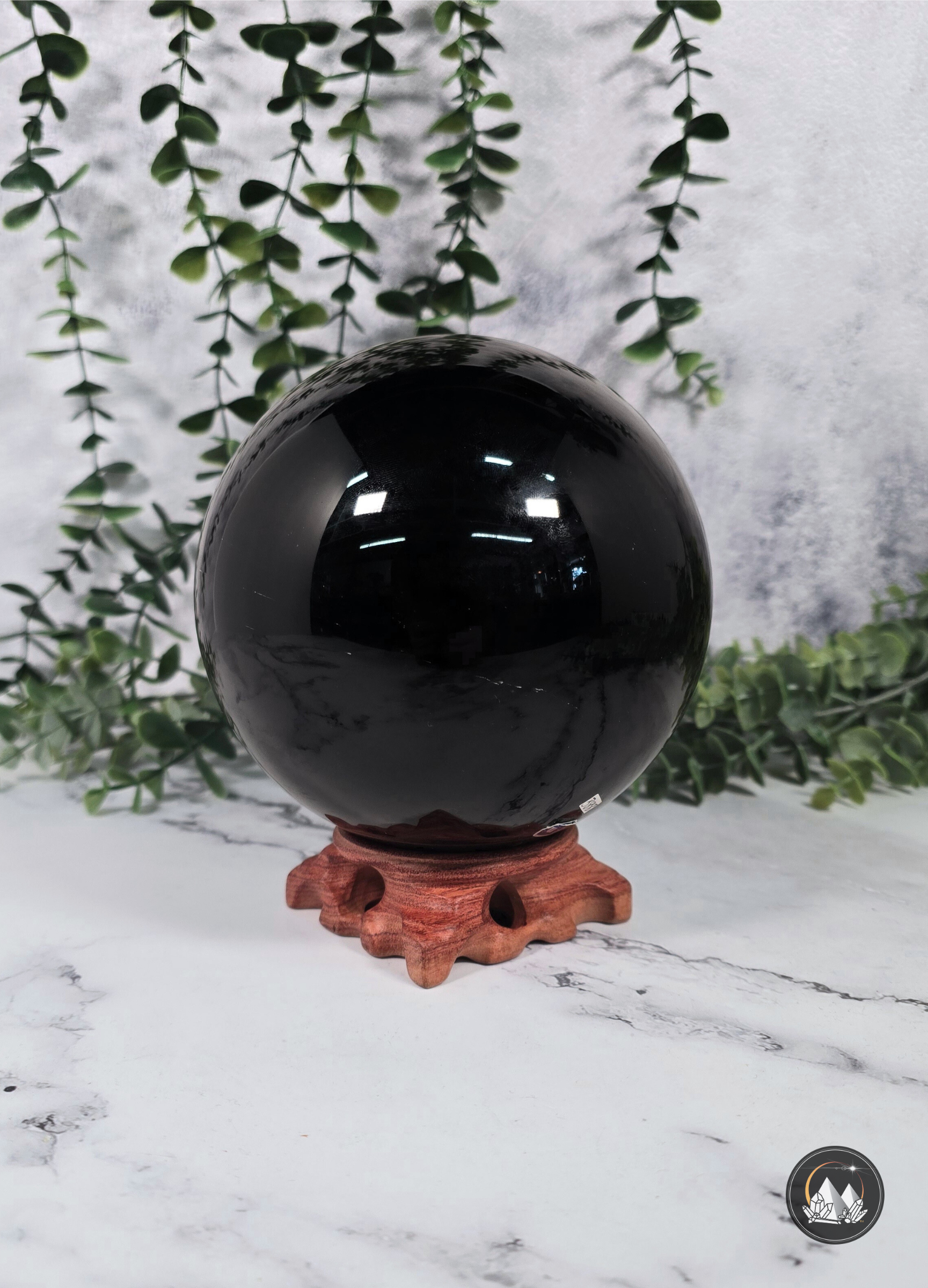 Large Obsidian sphere | Denver Crystals And Gems